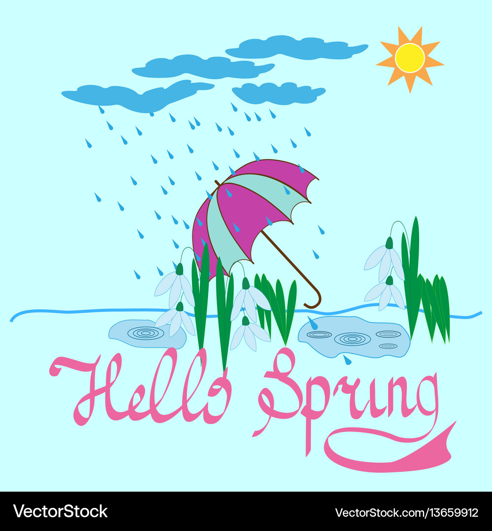 T shirt typography graphic with quote hello spring