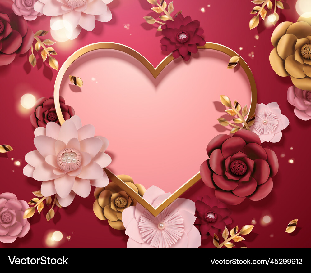 Valentines day card template Royalty Free Vector Image
