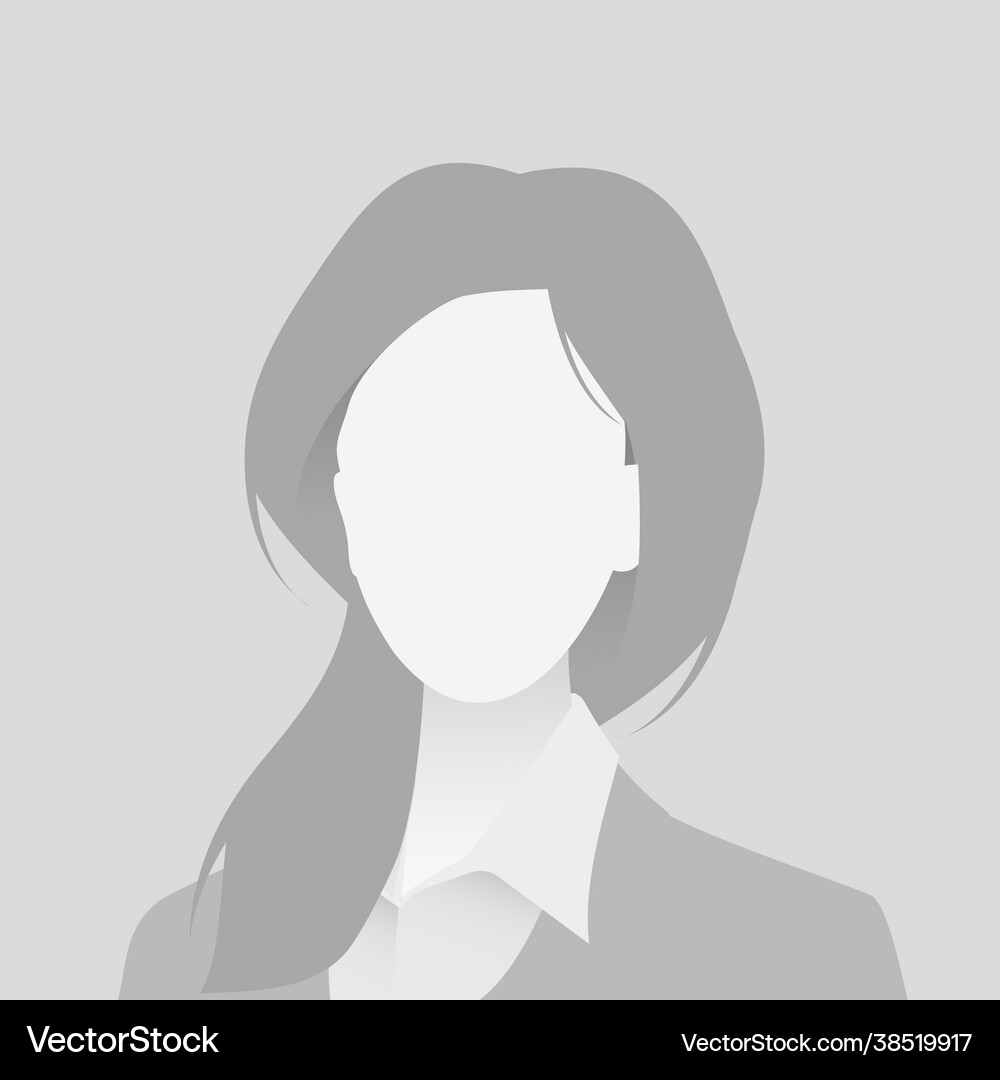 Default avatar photo placeholder icon grey Vector Image