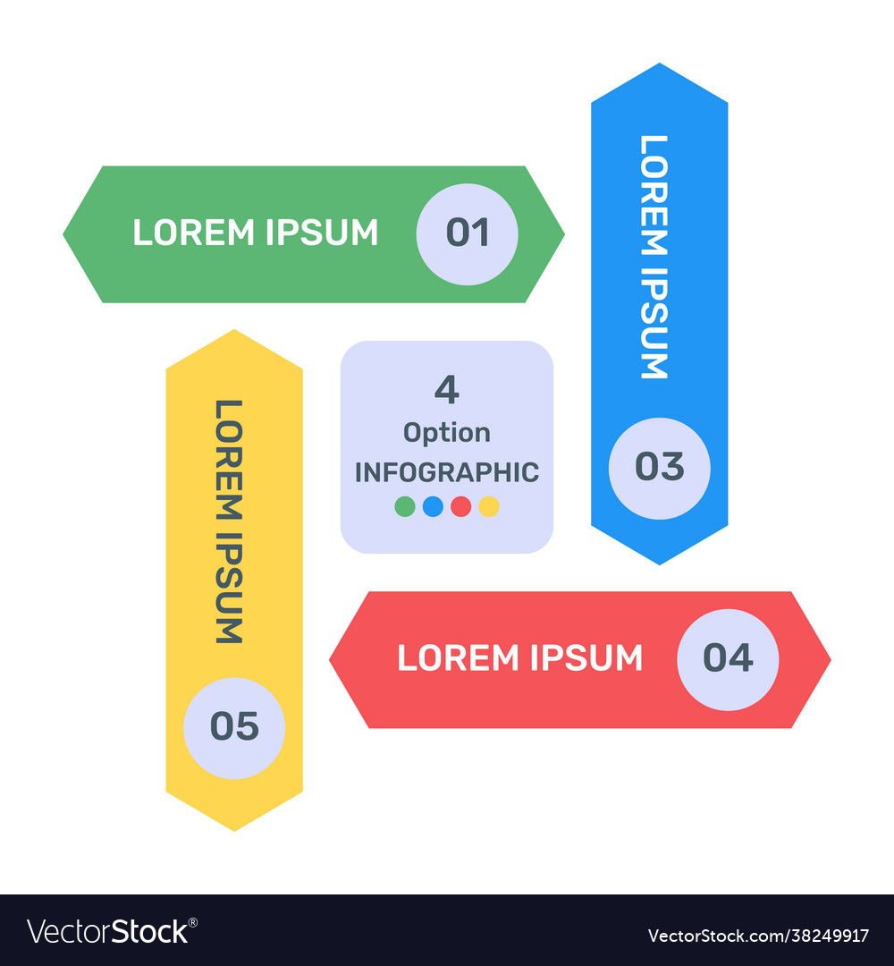 Steps chart Royalty Free Vector Image - VectorStock