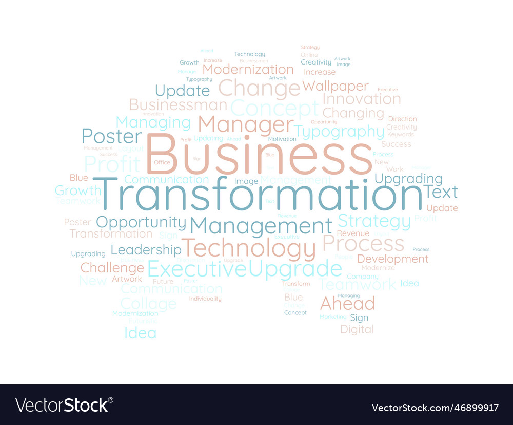 Word cloud background concept for business Vector Image