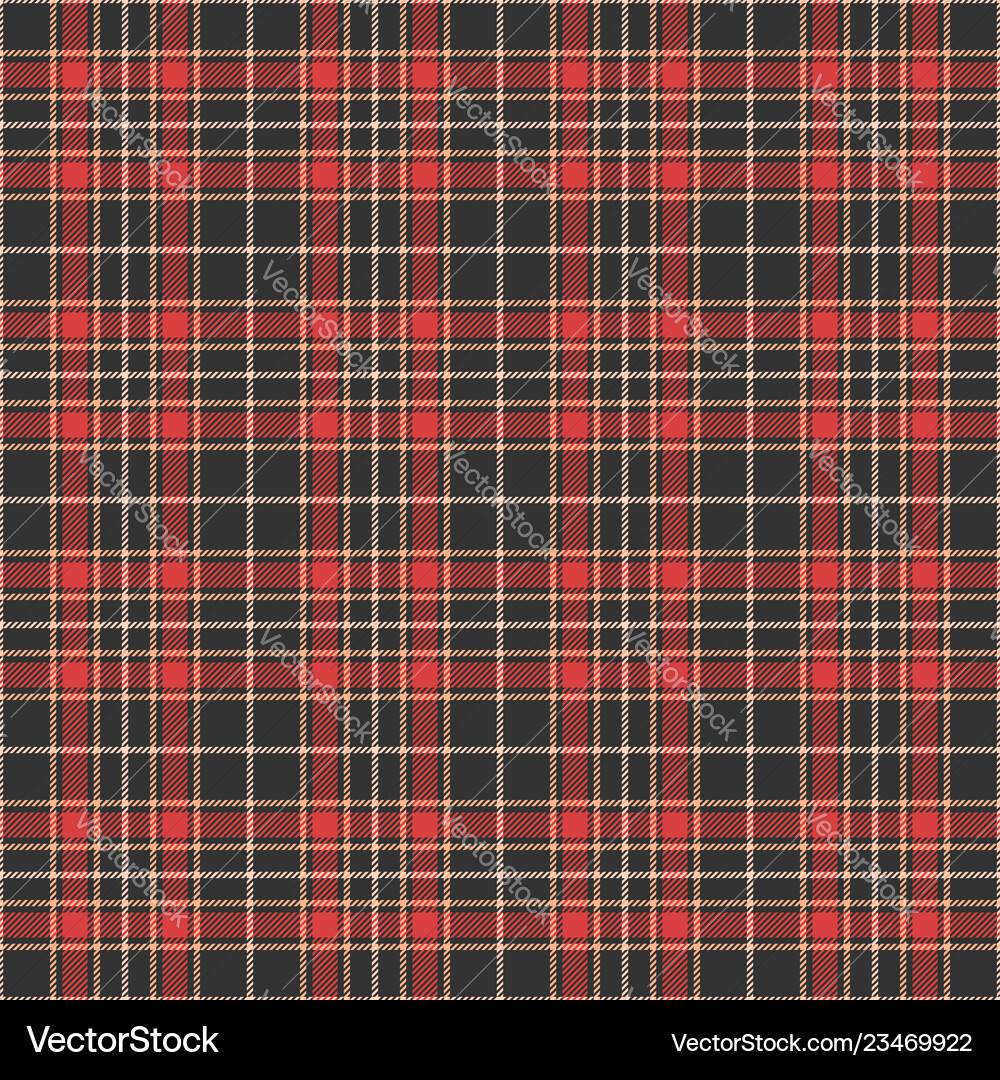 Classic tartan merry christmas seamless patterns Vector Image