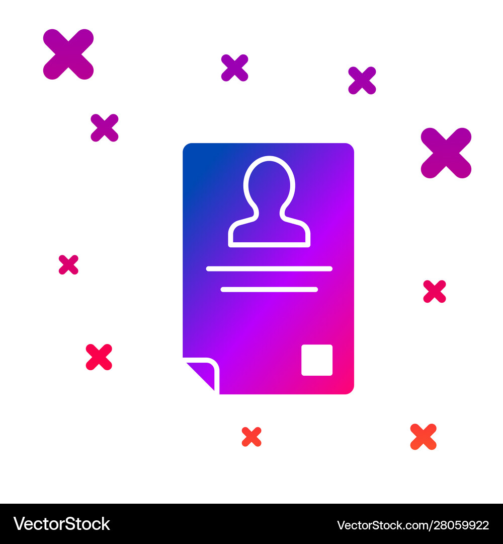 Color identification badge icon isolated on white Vector Image