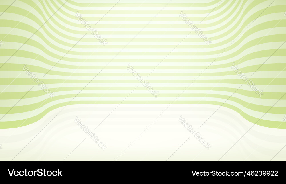 Green color stripped warp back bright floor Vector Image