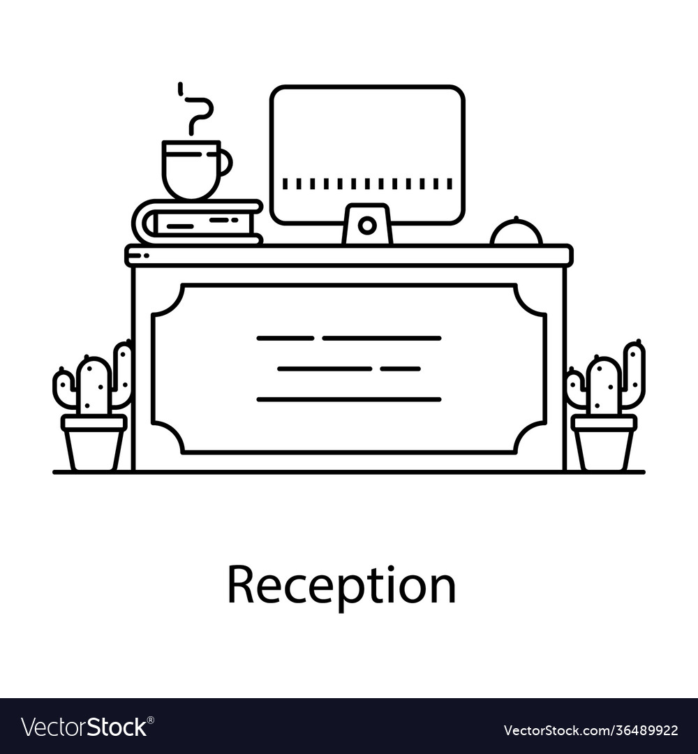 Reception Royalty Free Vector Image - VectorStock