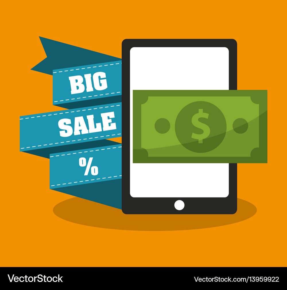 Shopping and sale design Royalty Free Vector Image