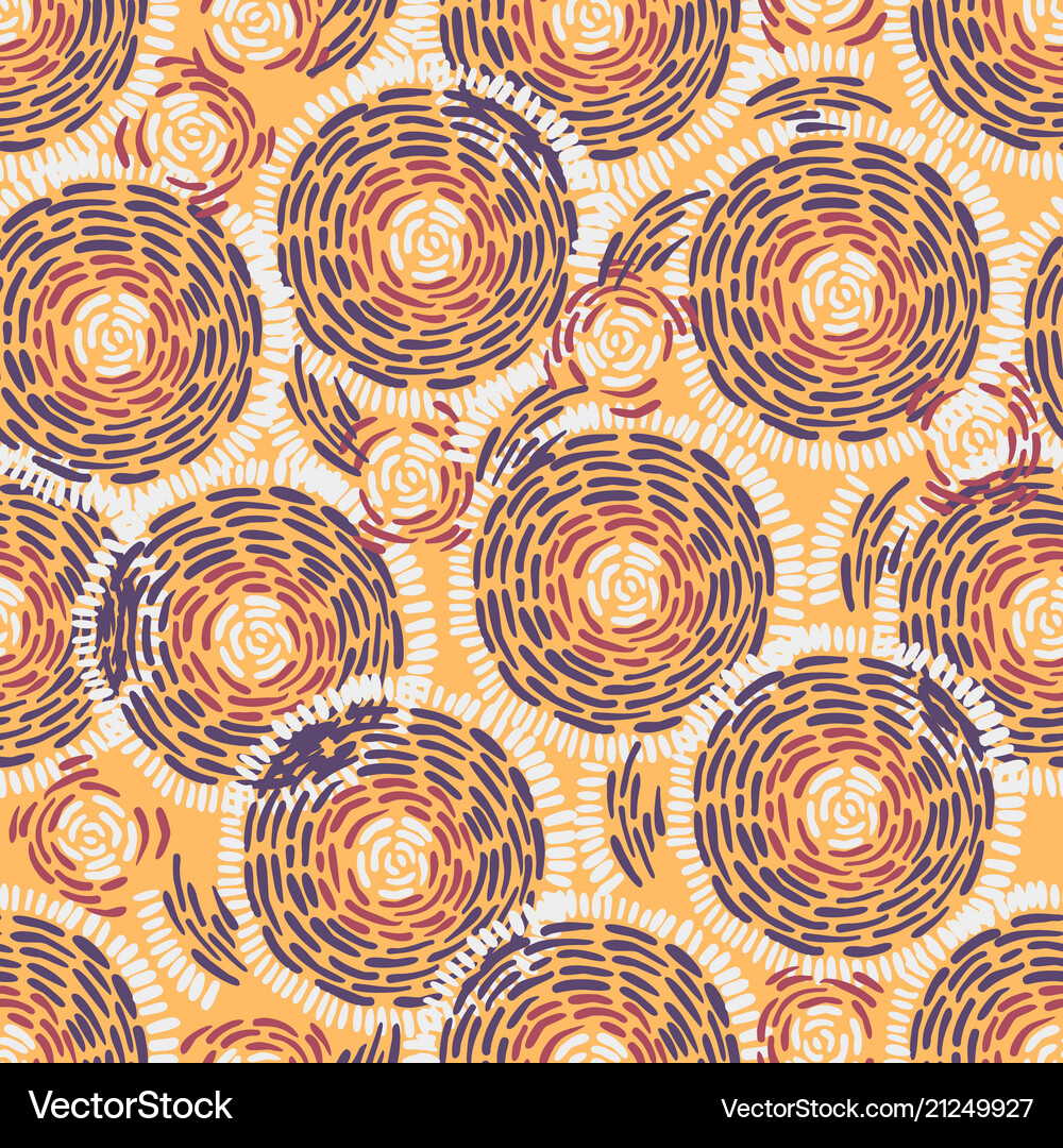 Abstract ikat and boho style handcraft fabric Vector Image