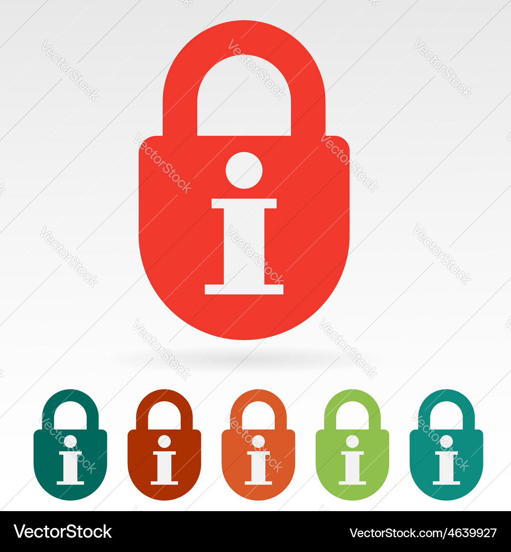 Data Security Icon Royalty Free Vector Image - VectorStock