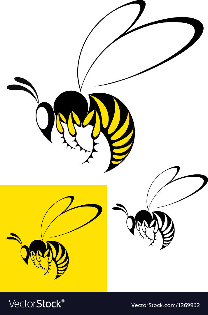 Bee Royalty Free Vector Image - VectorStock
