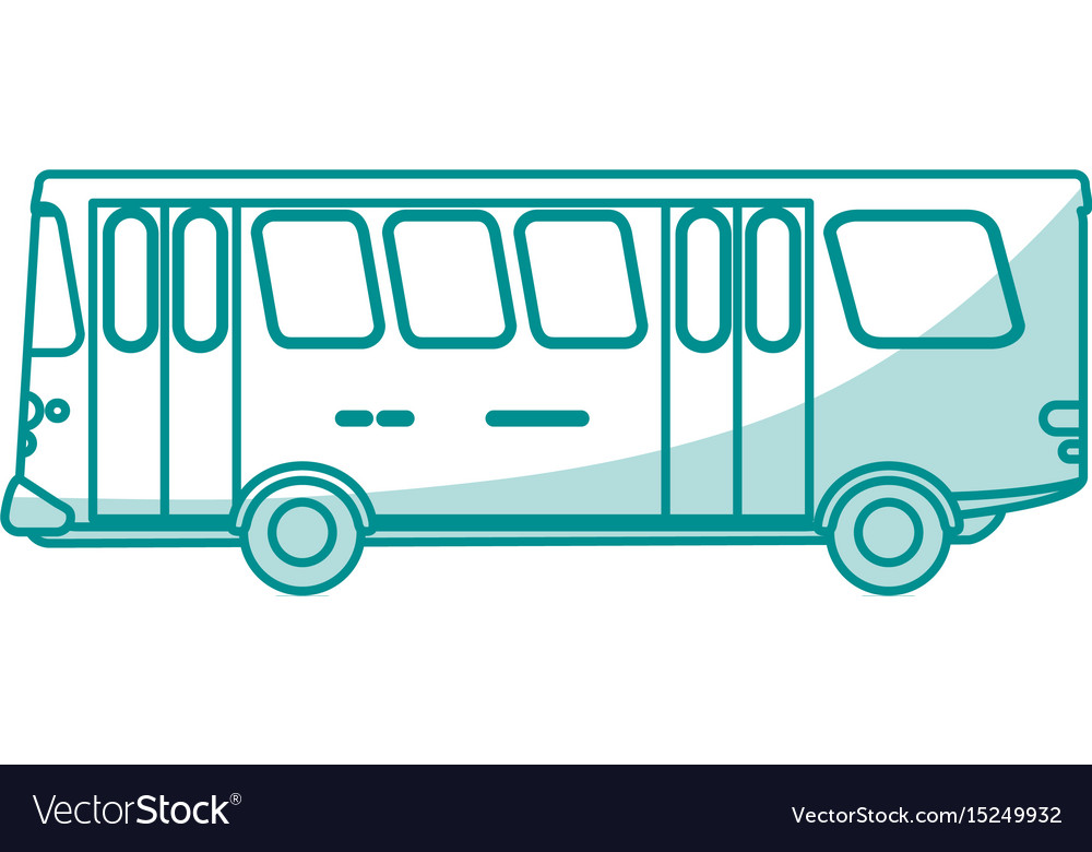 Bus flat shadow Royalty Free Vector Image - VectorStock