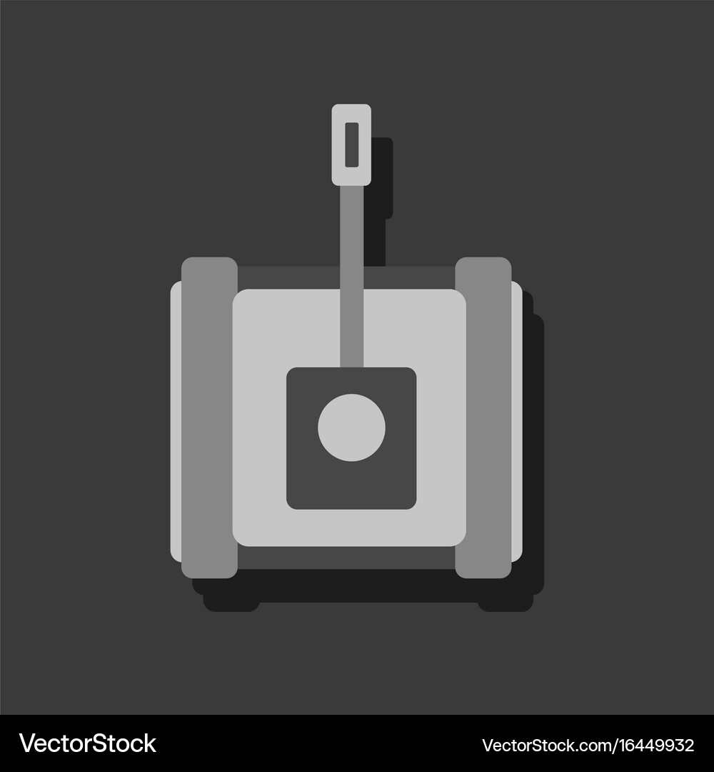 Flat icon design collection military tank Vector Image