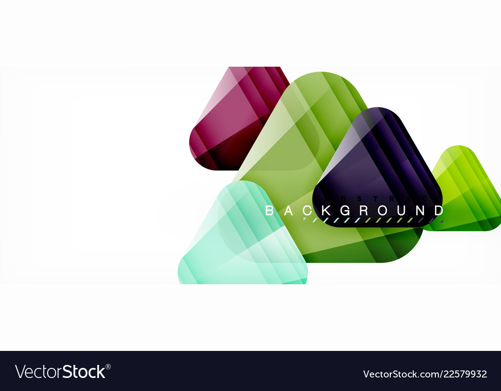 Geometric abstract background triangles Royalty Free Vector