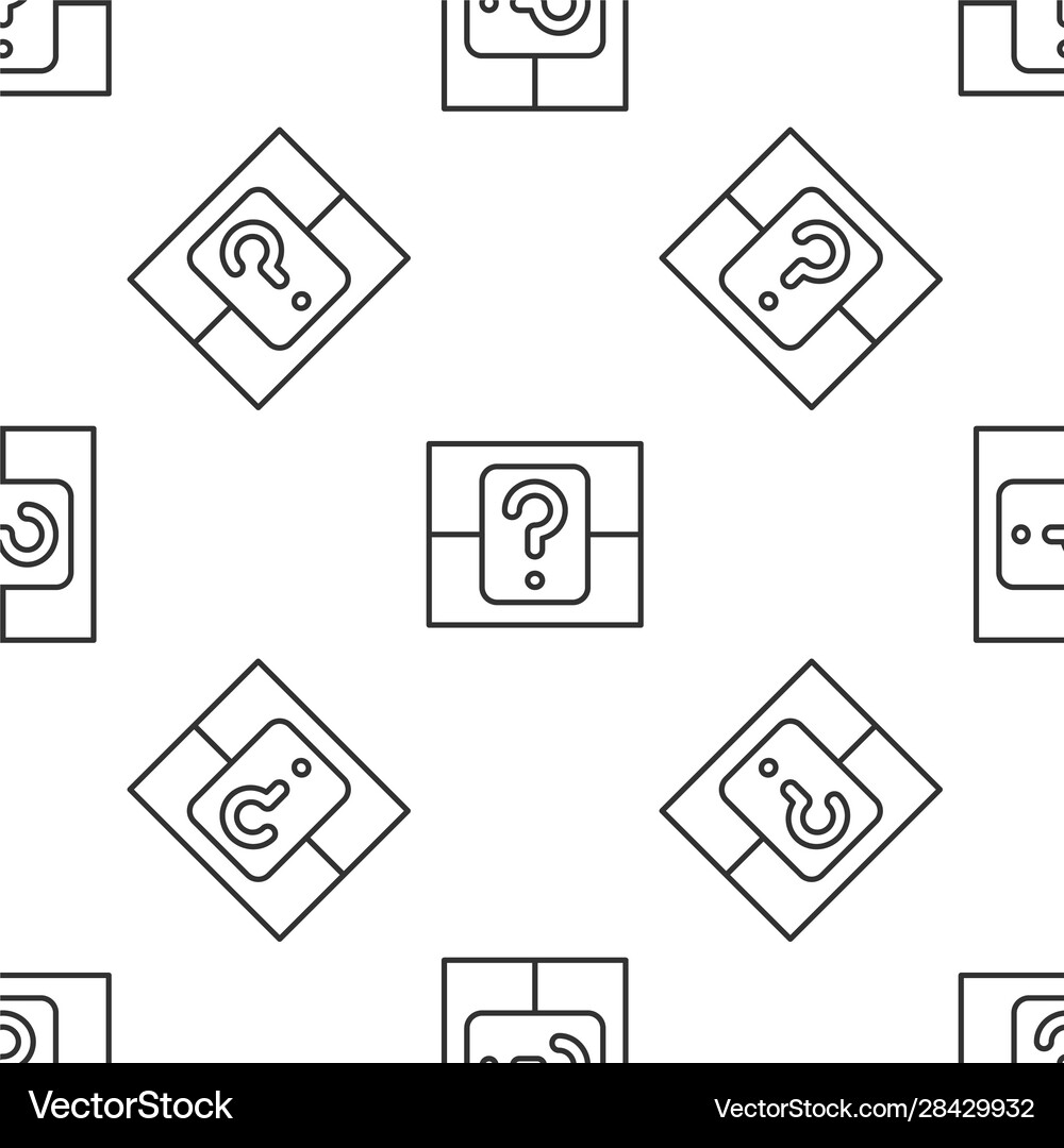 Grey line mystery box or random loot box for games