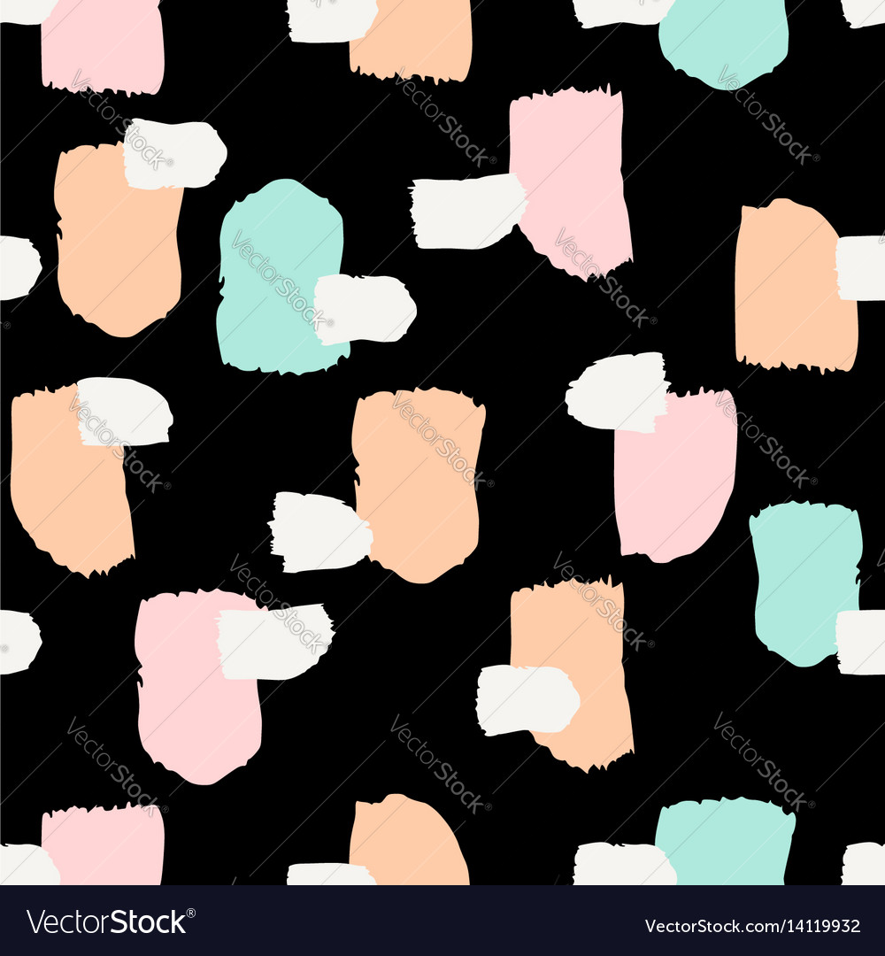 Hand drawn abstract seamless pattern Royalty Free Vector