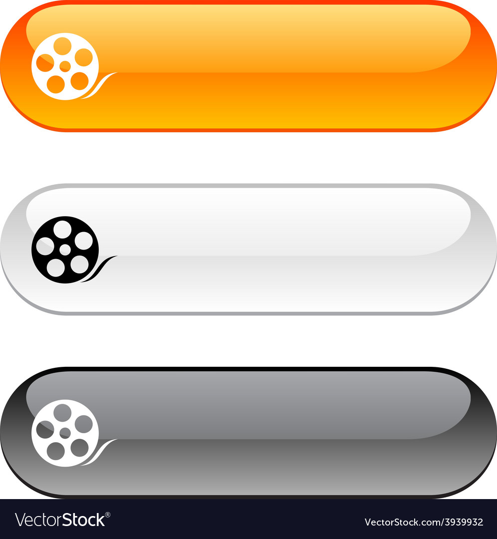 Media button Royalty Free Vector Image - VectorStock