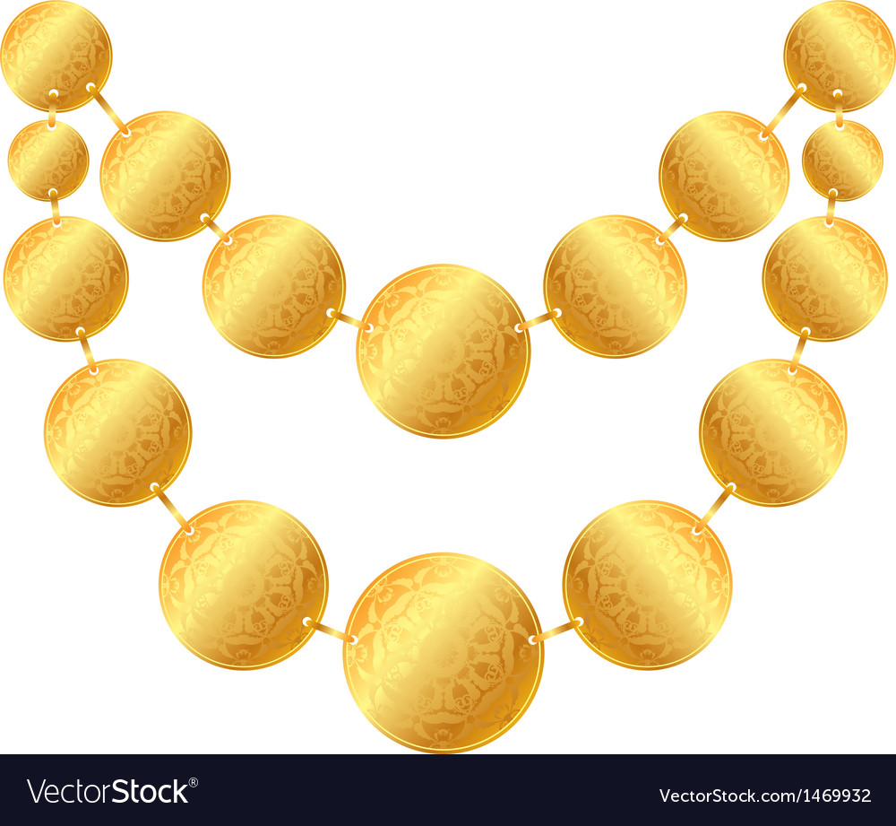 Necklace Royalty Free Vector Image - VectorStock