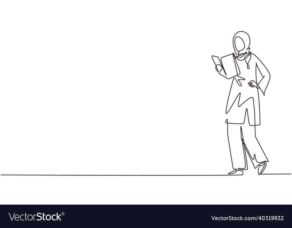 Single one line drawing happy modern young Vector Image Single one line drawing happy modern young Vector Image