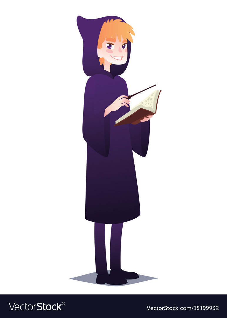 Junger Zauberer Clipart