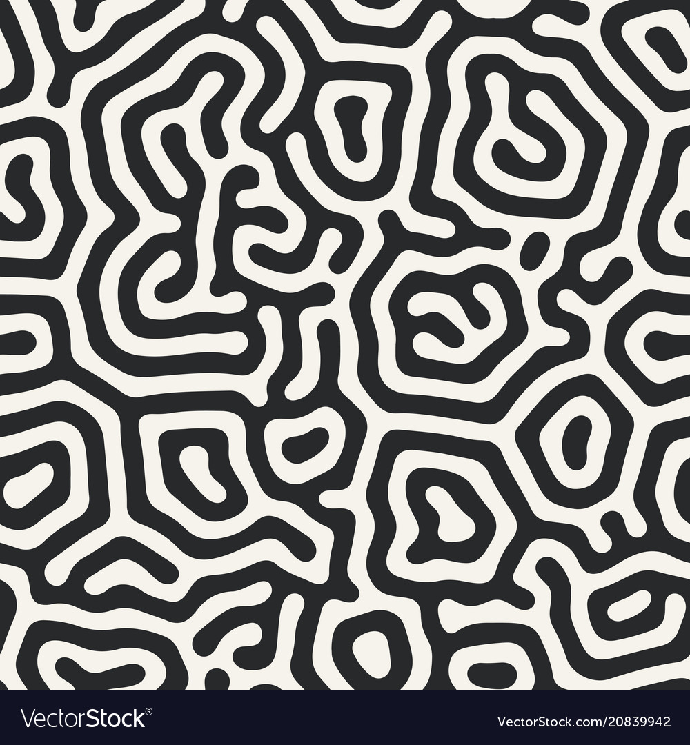 Diffusion reaction seamless pattern black Vector Image Diffusion reaction seamless pattern black Vector Image