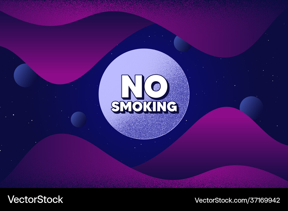 No smoking banner stop smoke sign Royalty Free Vector Image