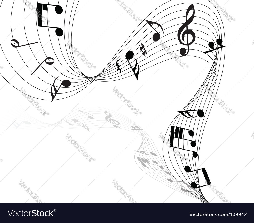 Notes staff Royalty Free Vector Image - VectorStock