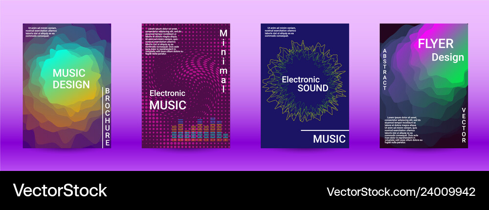 Sound flyer Royalty Free Vector Image - VectorStock