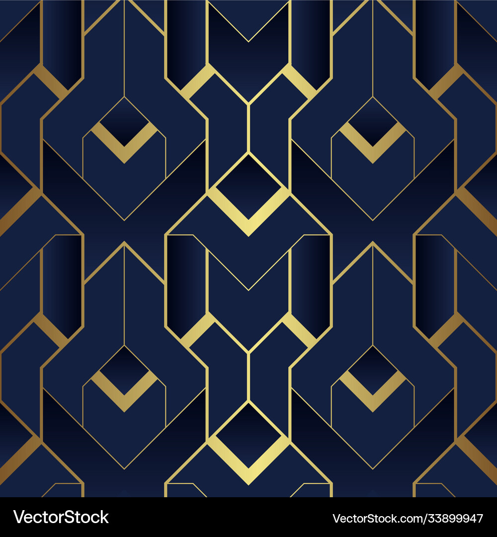 Art Deco Blue