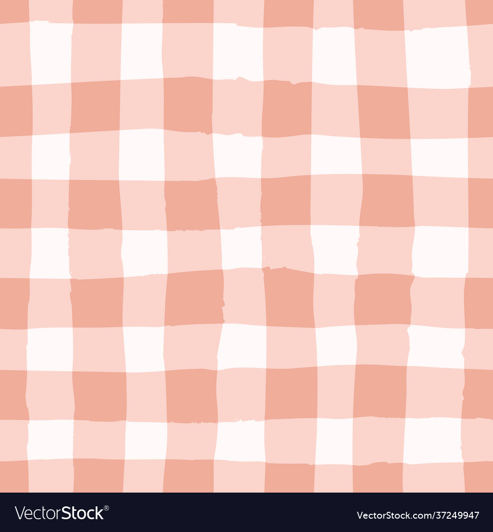 Checked pattern gingham seamless repeat Royalty Free Vector