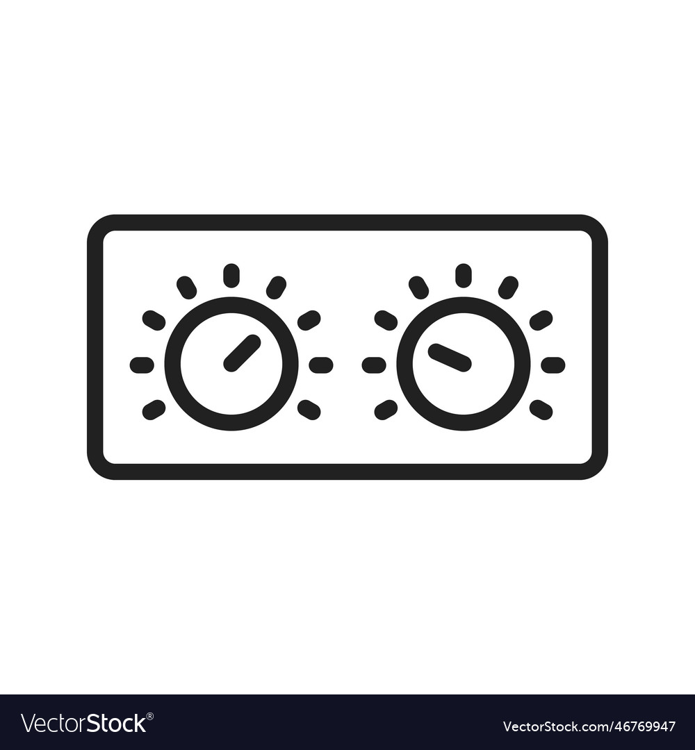 Control knobs icon image suitable Royalty Free Vector Image
