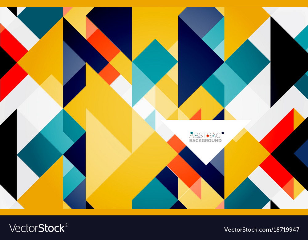 Triangle pattern design background Royalty Free Vector Image