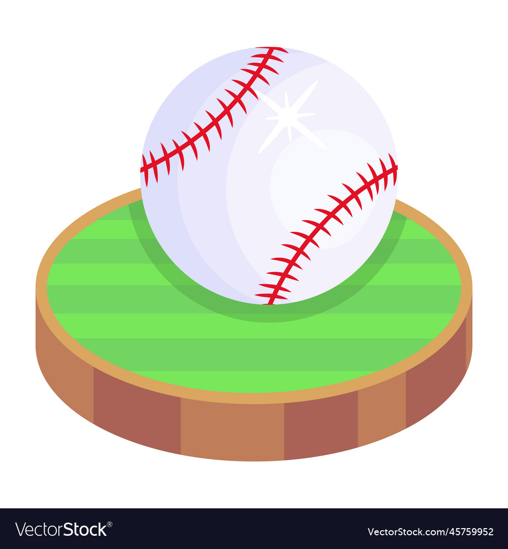 Baseball ground Royalty Free Vector Image - VectorStock