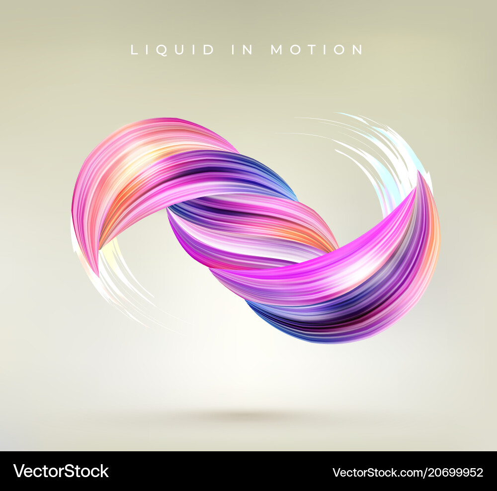 Colorful geometric background fluid shapes Vector Image