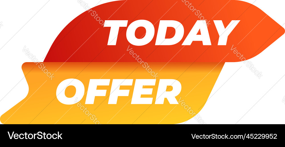 Timer offer today icon cartoon super price Vector Image