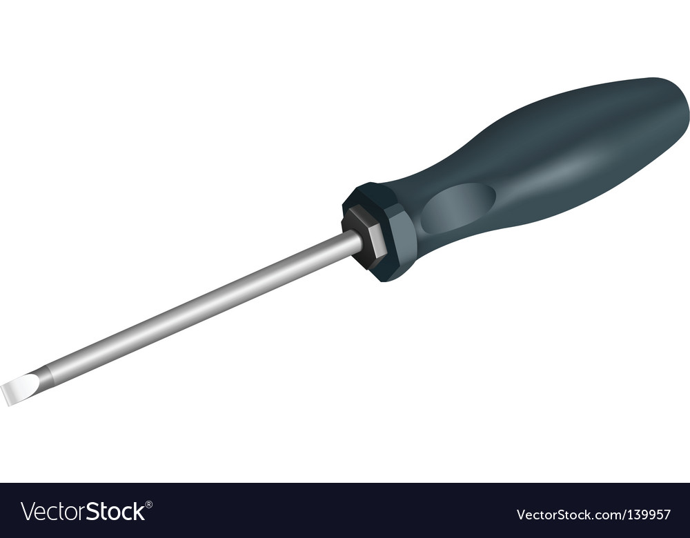 Screwdriver Royalty Free Vector Image - VectorStock