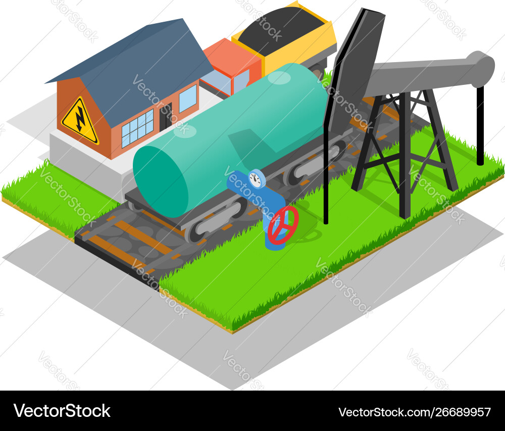 Storage depot concept banner isometric style Vector Image