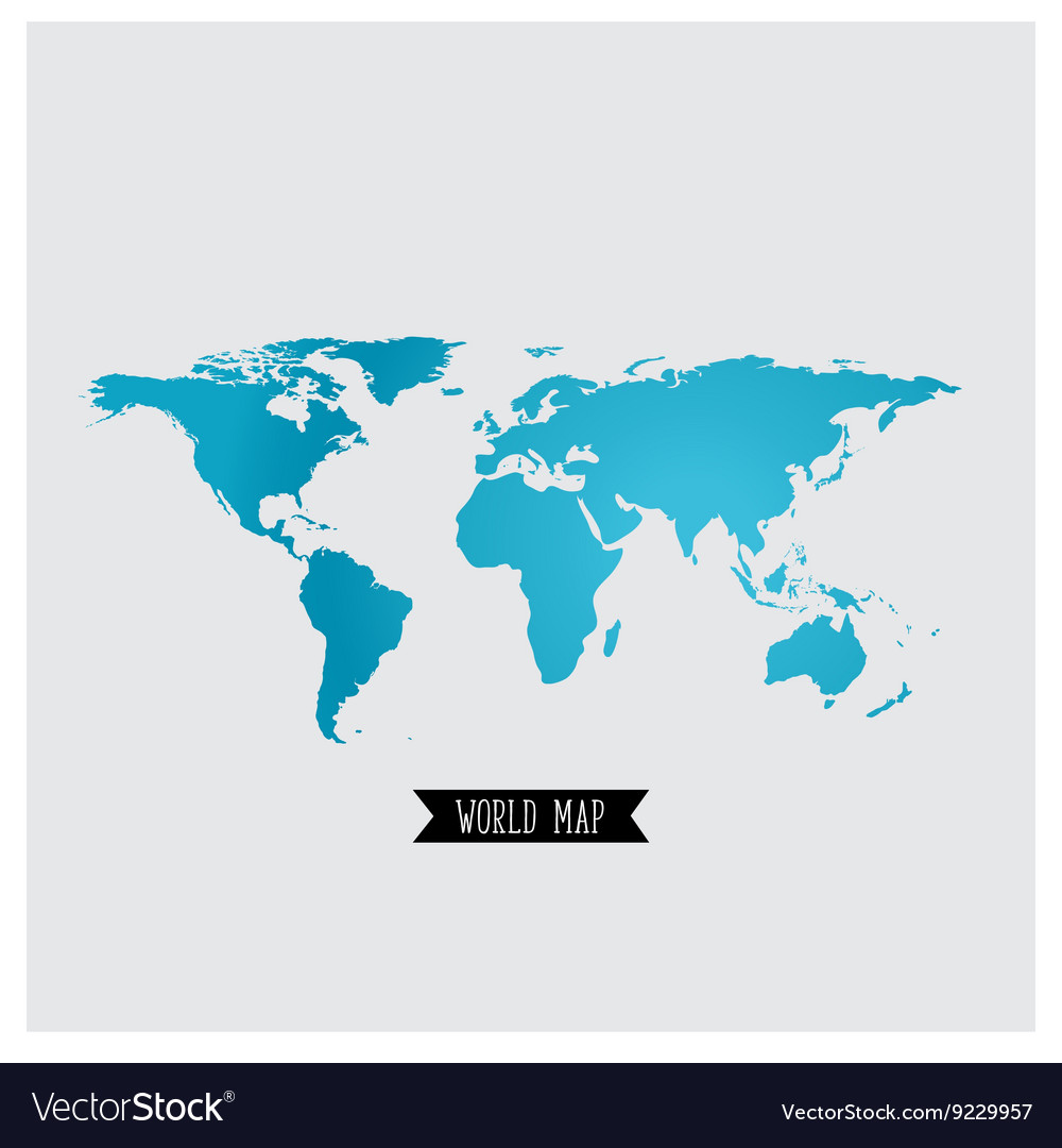 World map Royalty Free Vector Image - VectorStock