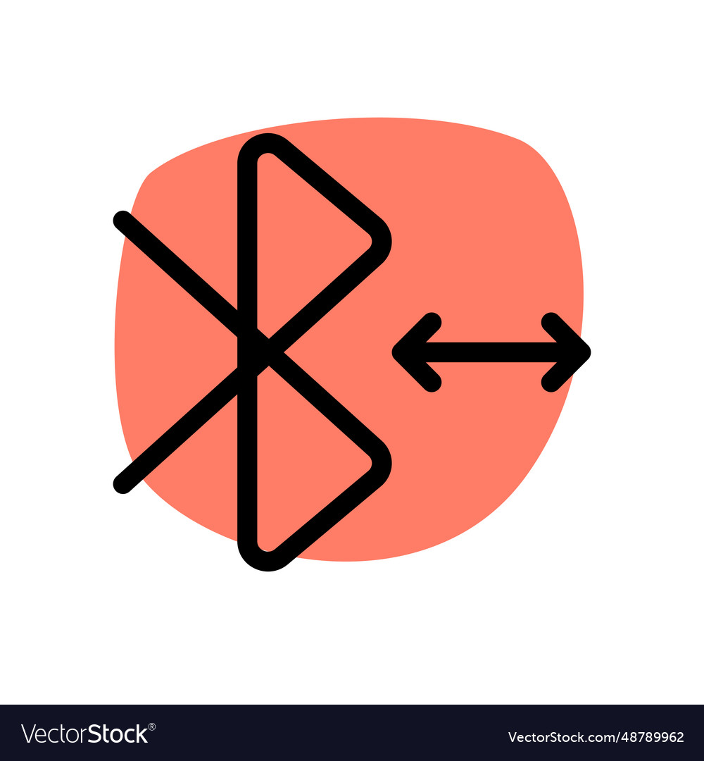 Data successfully transferred through bluetooth Vector Image