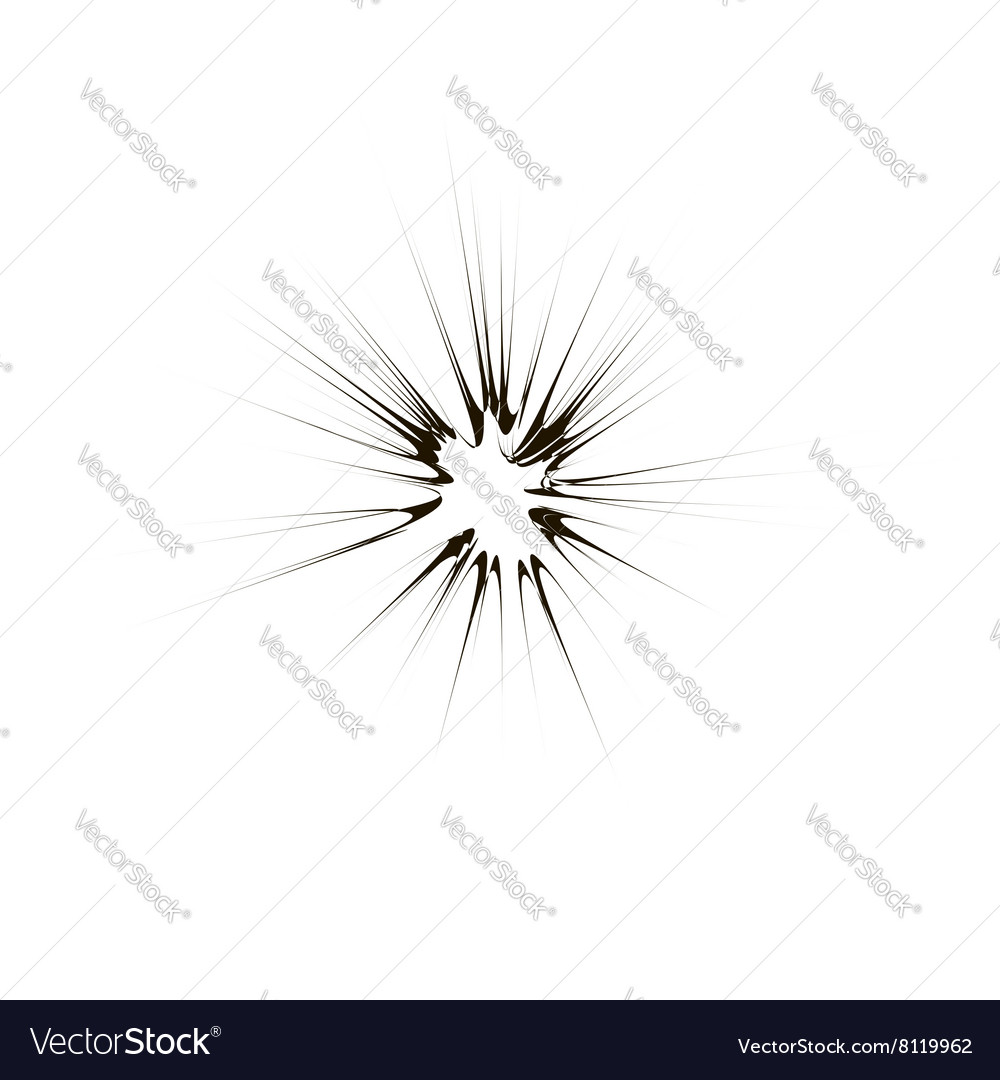 Explode flash cartoon explosion star burst Vector Image