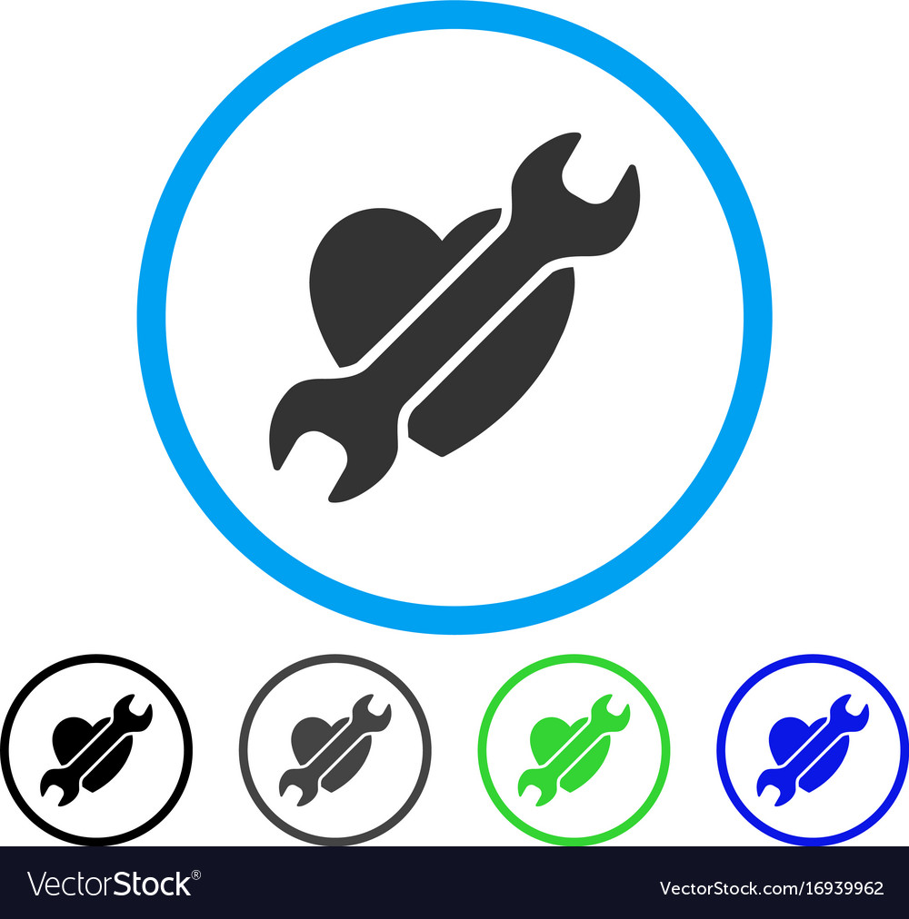 Heart surgery rounded icon Royalty Free Vector Image Heart surgery rounded icon Royalty Free Vector Image