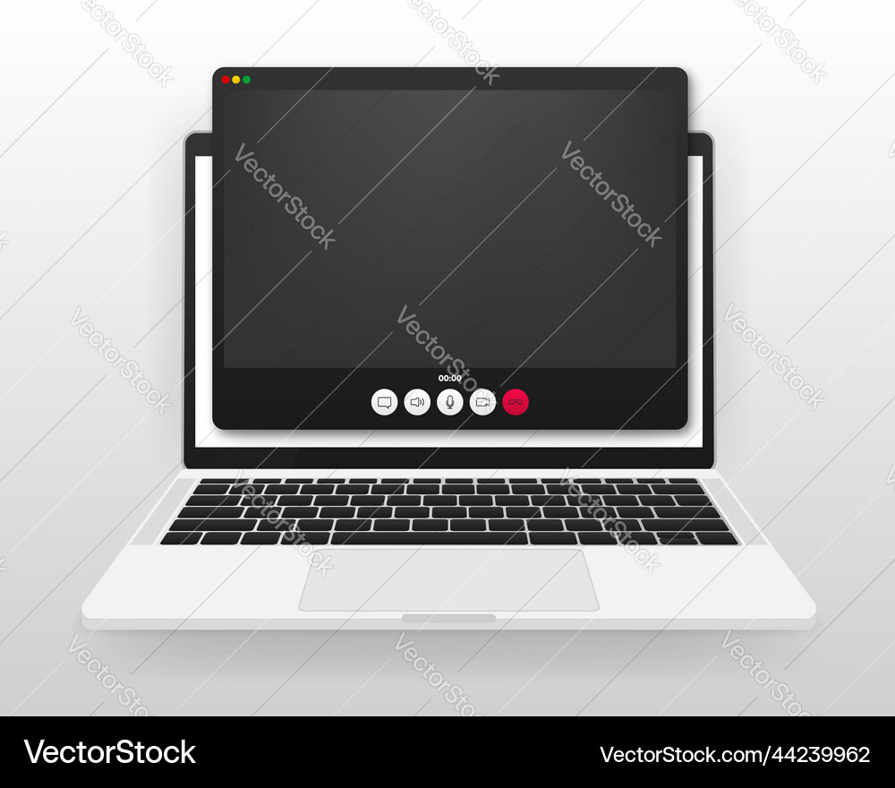 People connecting online learning or meeting Vector Image