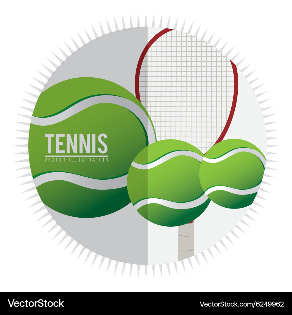 Tennis sport Royalty Free Vector Image - VectorStock