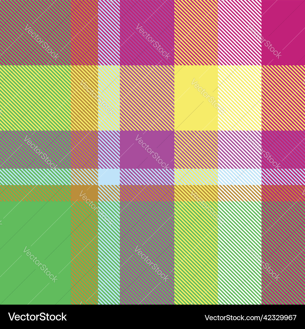 Customisable plaid tartan seamless design template