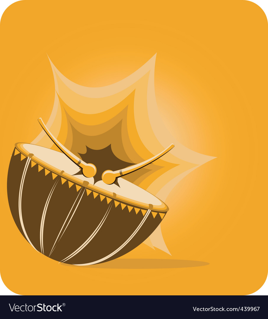 Drum Royalty Free Vector Image - VectorStock
