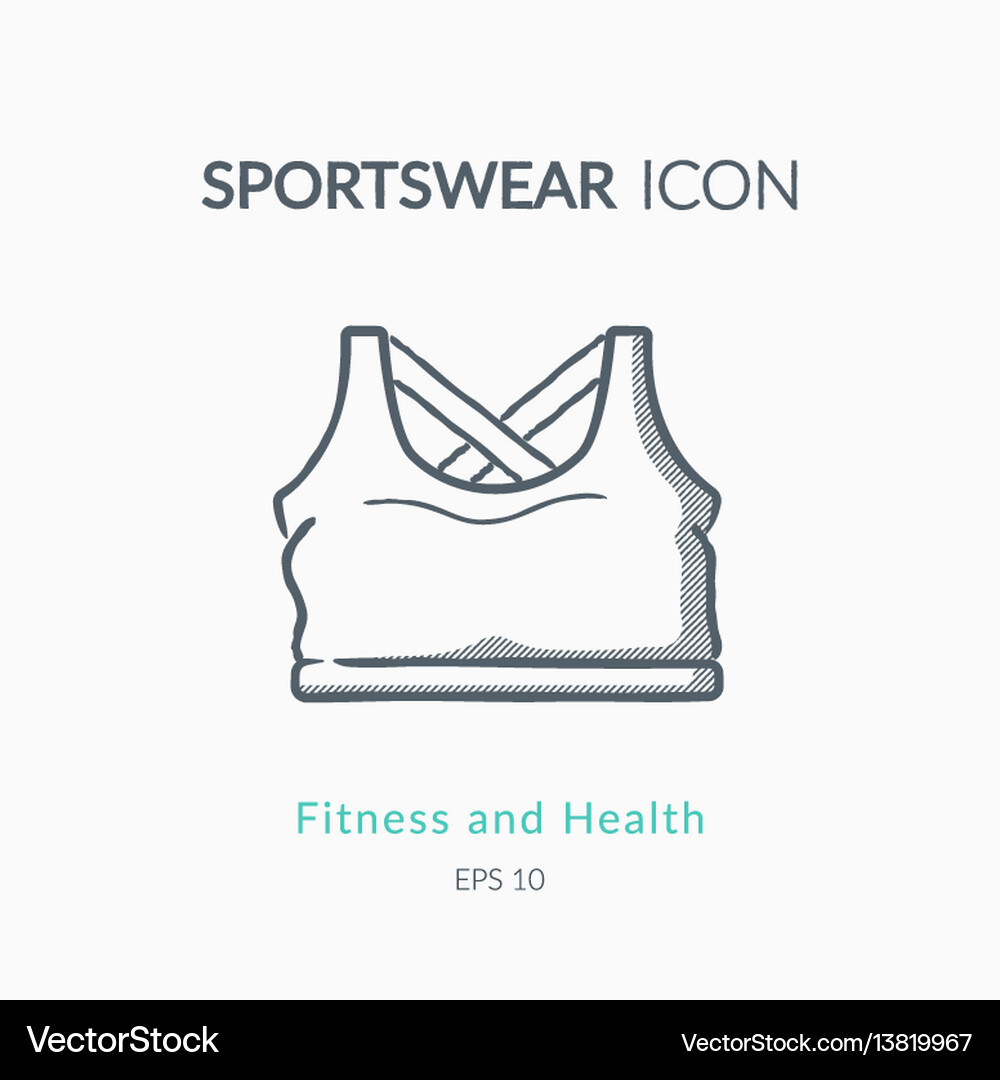 Sport top icon on white background Royalty Free Vector Image