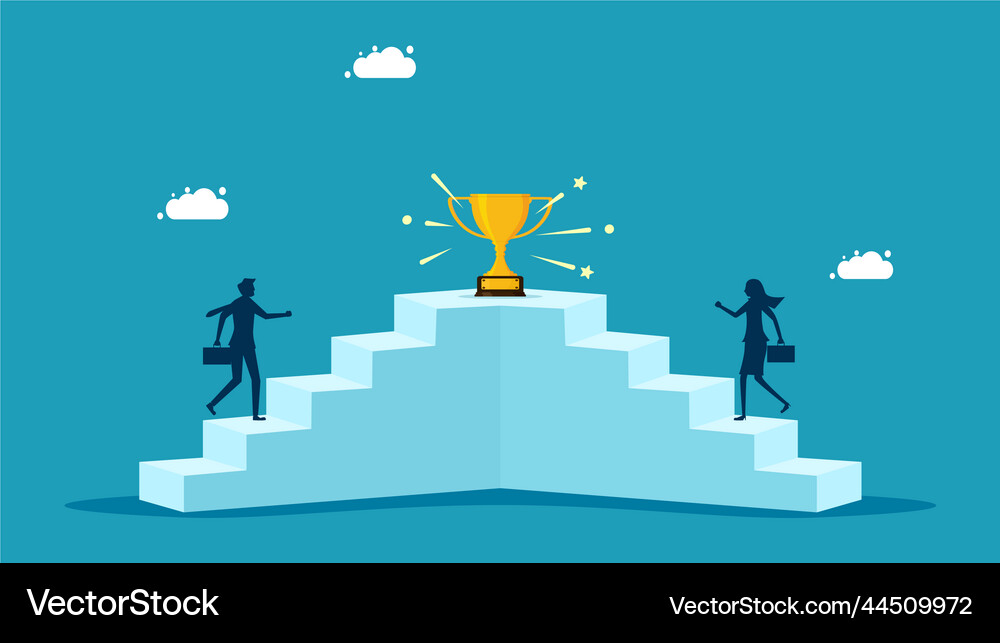 Competition and motivation for success Royalty Free Vector