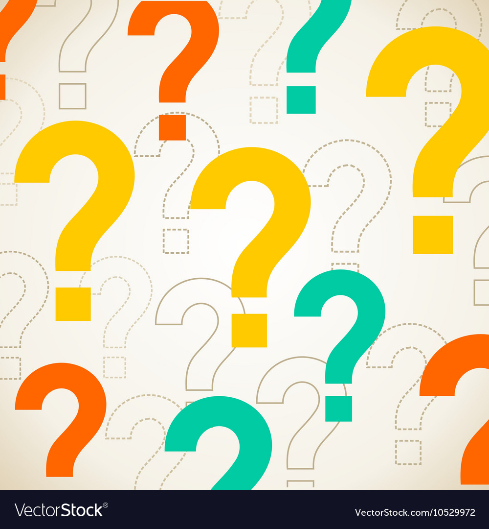Question background Royalty Free Vector Image - VectorStock