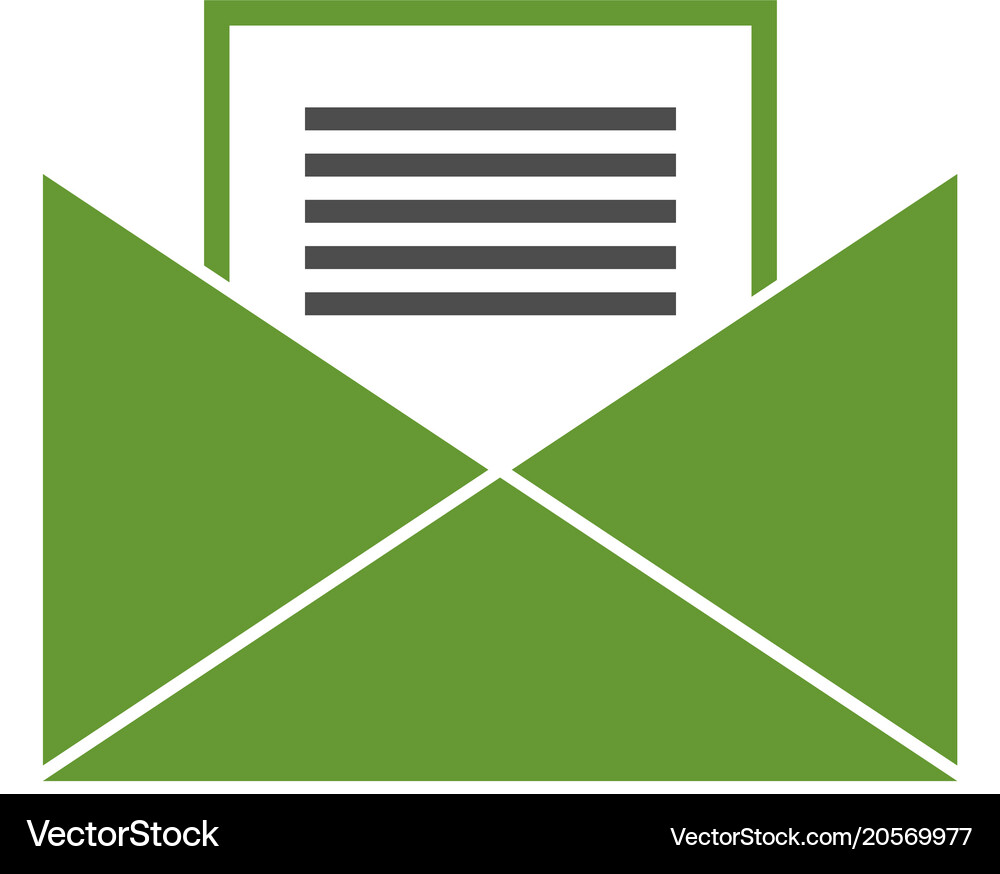 Email message logo Royalty Free Vector Image - VectorStock