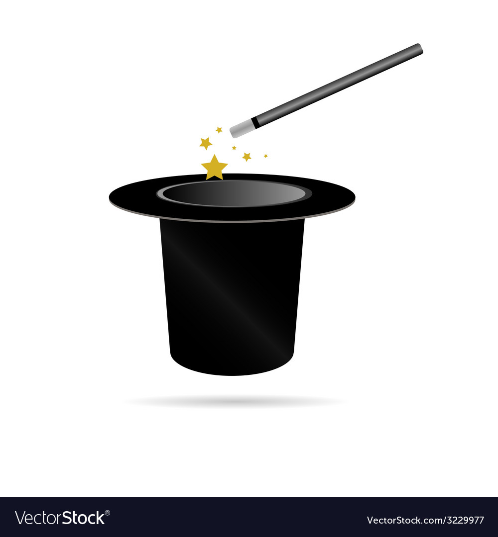 Magic hat Royalty Free Vector Image - VectorStock