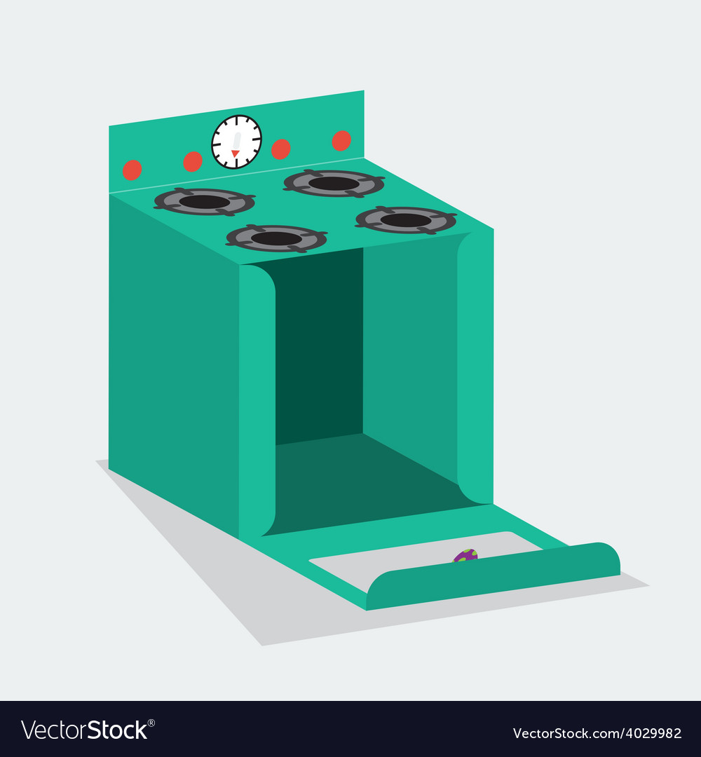 Cake box open Royalty Free Vector Image - VectorStock