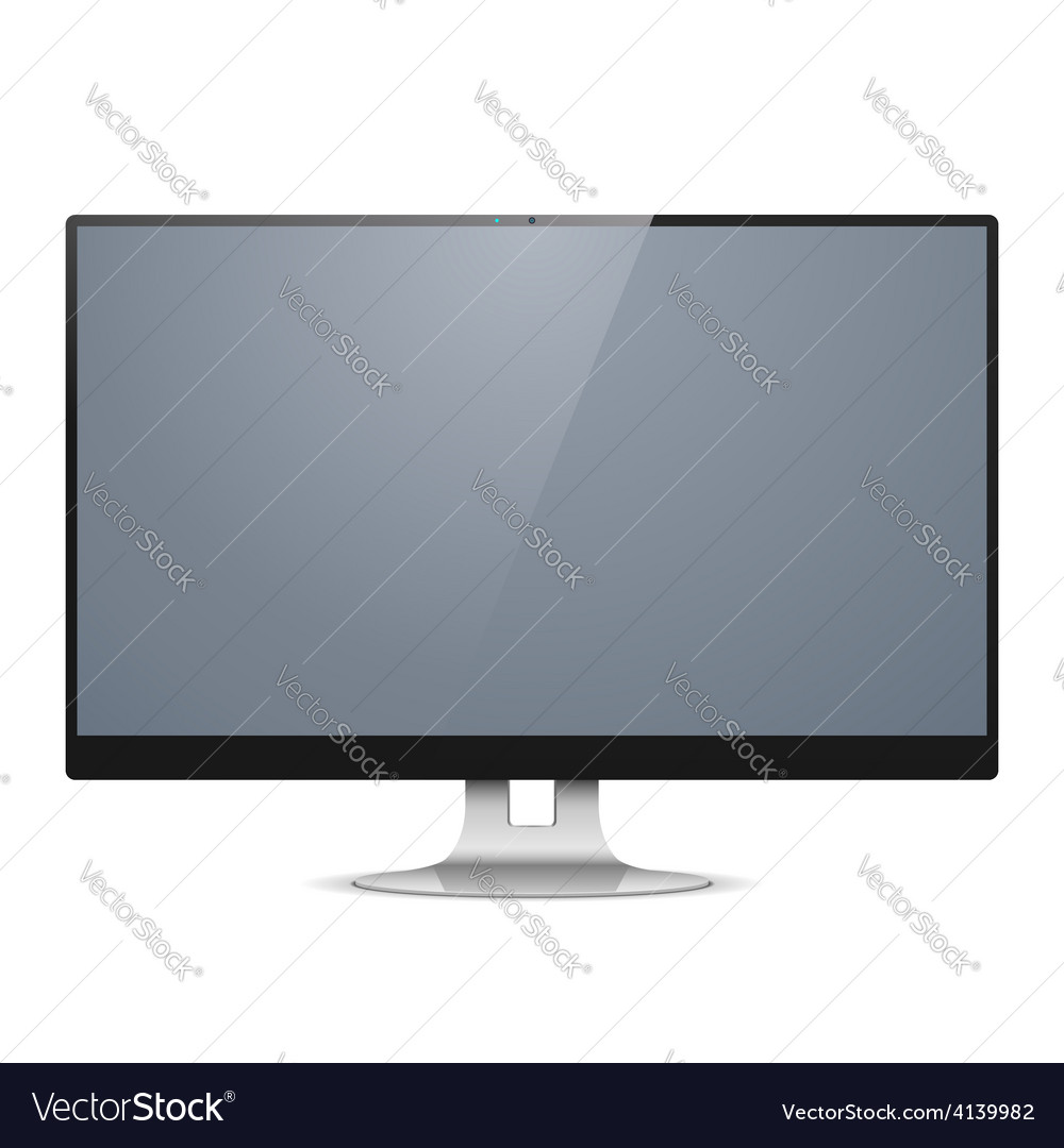 Computer monitor Royalty Free Vector Image - VectorStock